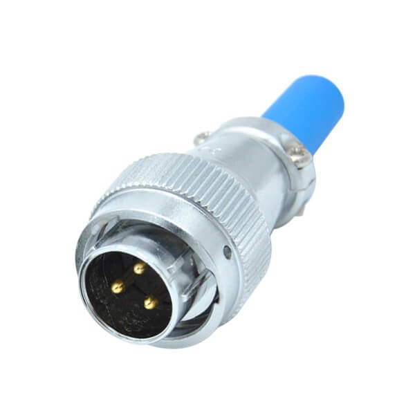 3 Pin Aviation Plug RA16 Cable Sheath Straight Watertight Connector