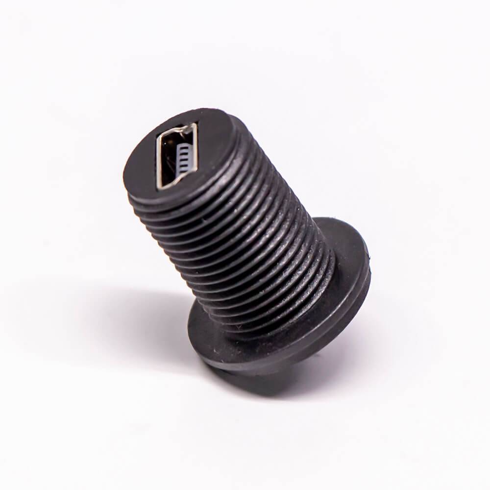 mini usb ip67 Connector Female Straight PCB Mount IP67 Mini USB ...