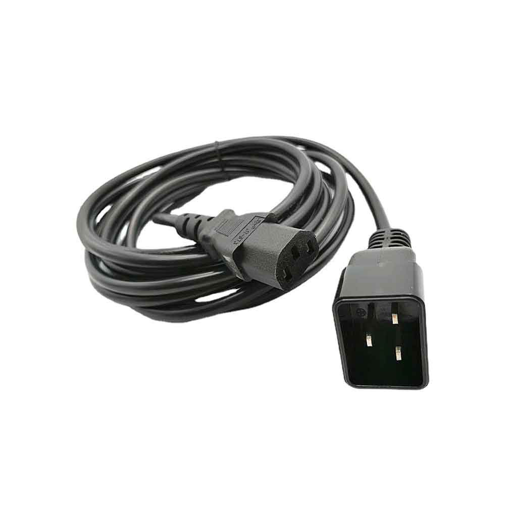 1² 2 pin Brand Tail Extension Cord - C13 to C14 Power Cord for South ...