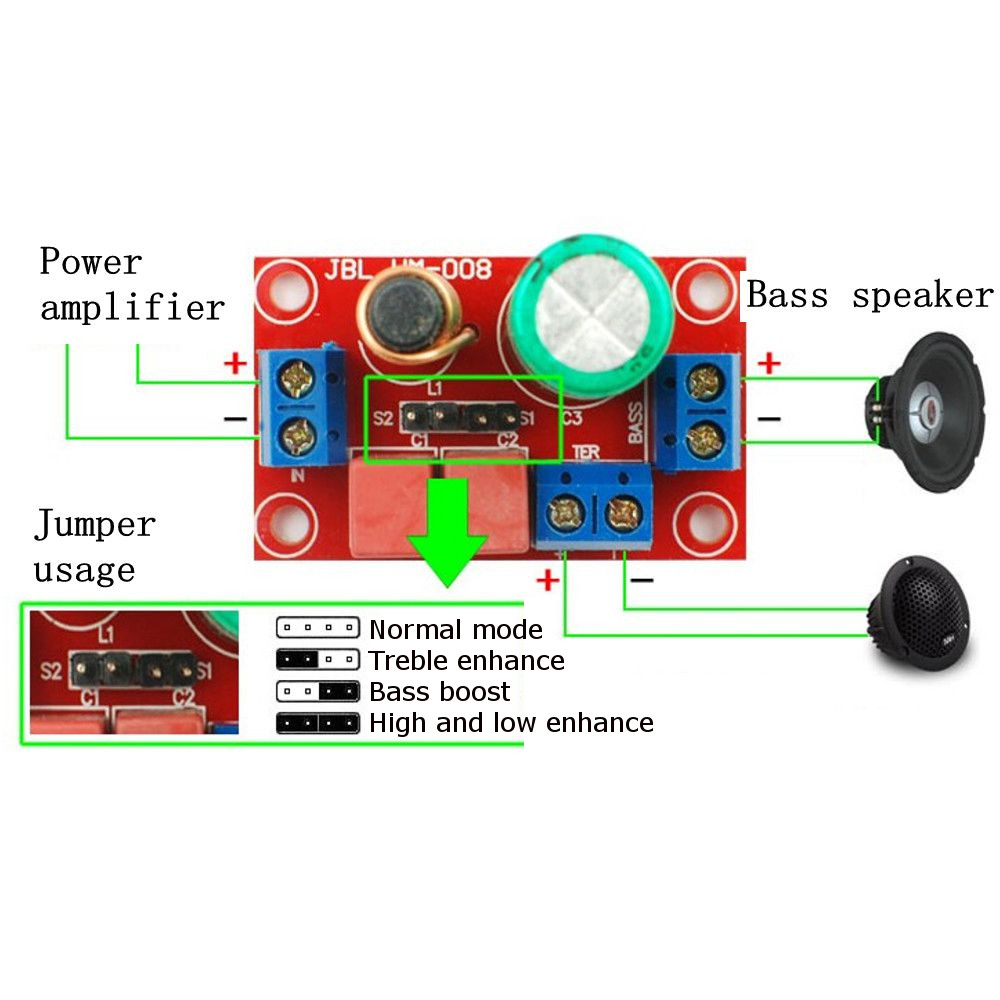 Debug HIFI-Lautsprecher Hoch- und Niederfrequenzteiler Lautsprecher ...