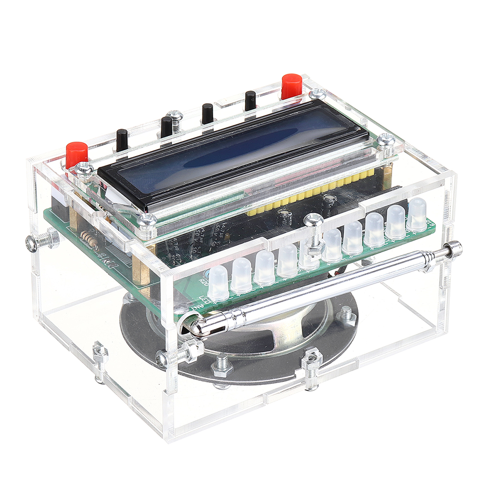 Radio FM Digital Sound Machine Level Indicator with Case 87-108MHz USB ...