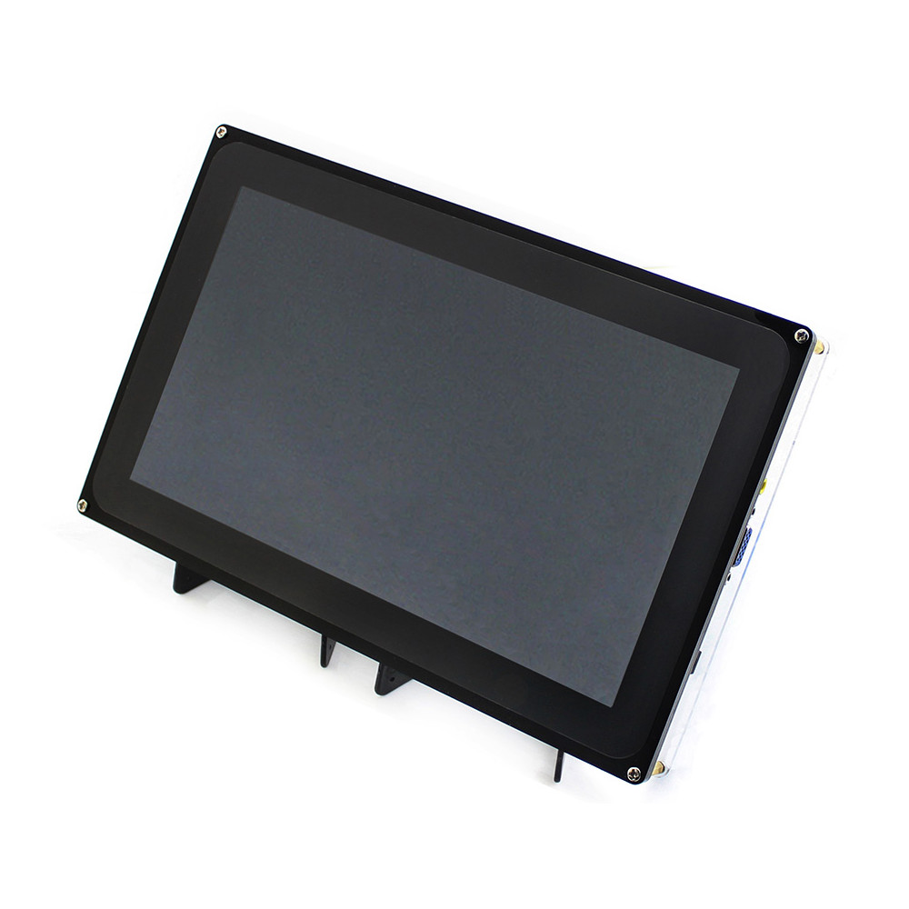 Waveshare® 10,1 Zoll kapazitiver Bildschirm HDMI VGA AV 1024 × 600 Hohe ...
