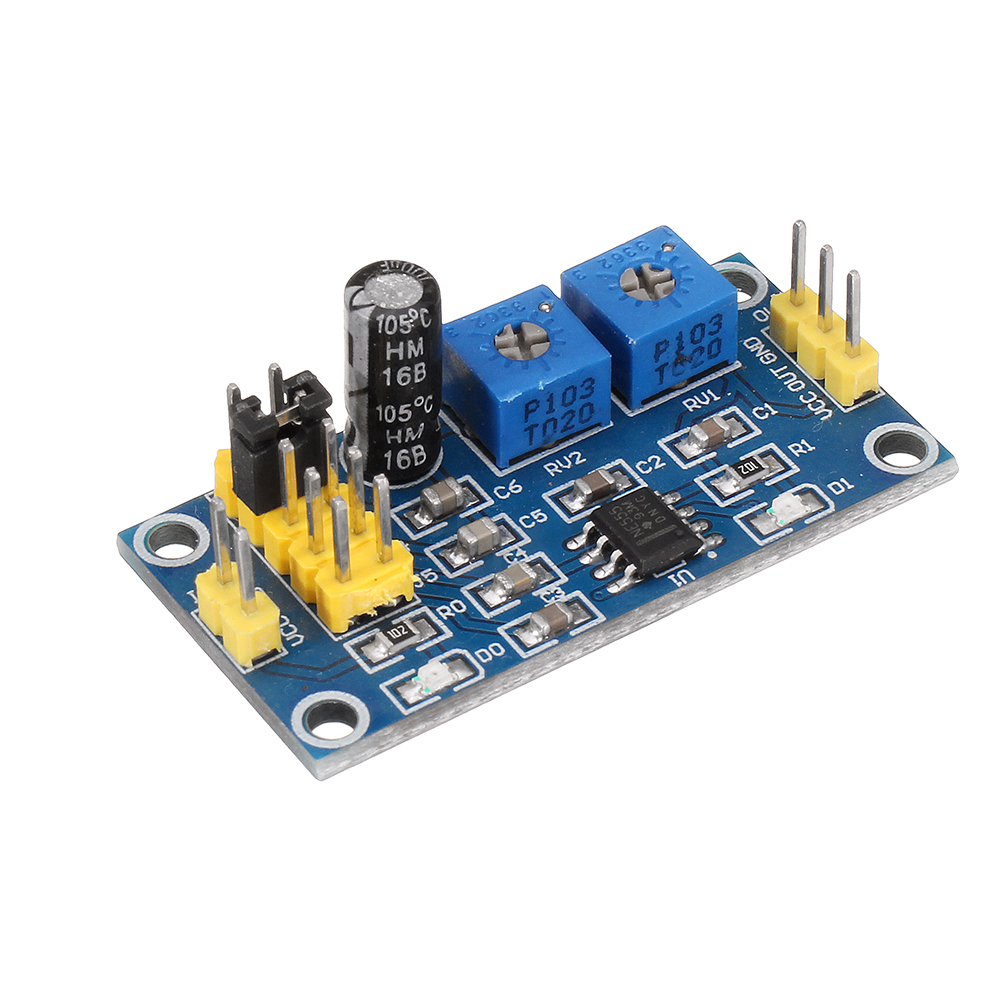 3pcs NE555 Pulse Frequency Duty Cycle Square Wave Rectangular Wave ...