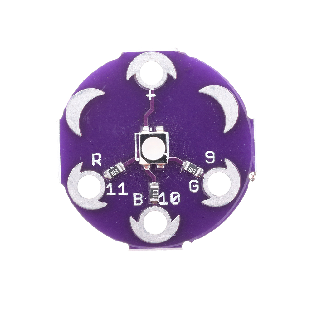 50 Stück LilyPad Tri-Color LED RGB-Modul LilyPad LED Board Tri-Color-Modul