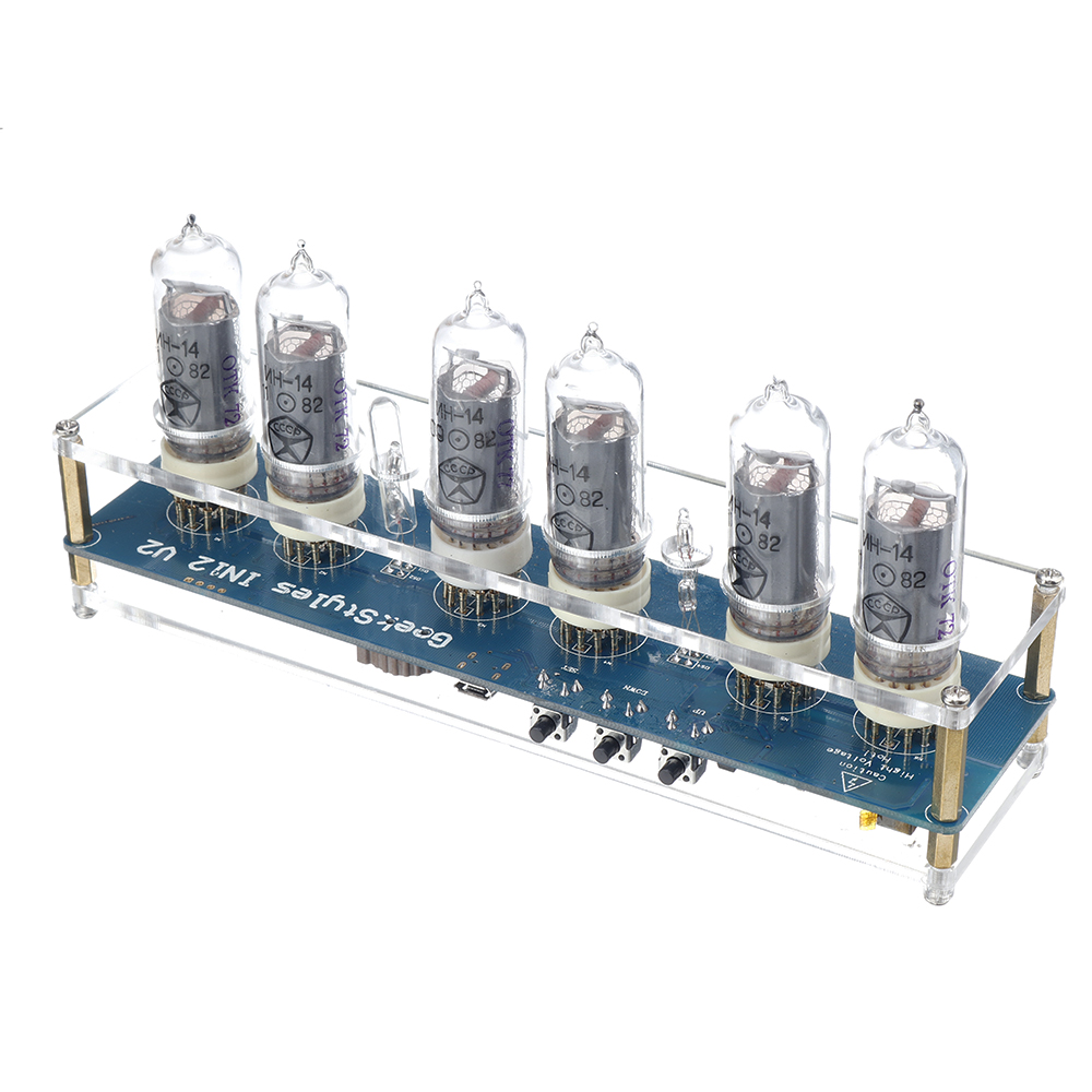 5V 1A In14 Nixie Tube LED Clock Glow Tube Clock Module Board ...