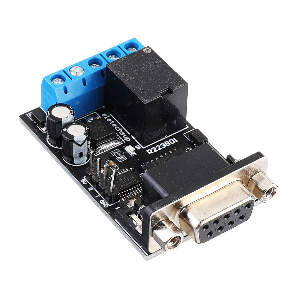 10 pièces DC 12V RS232 Port série retard relais commutateur Module PC ...