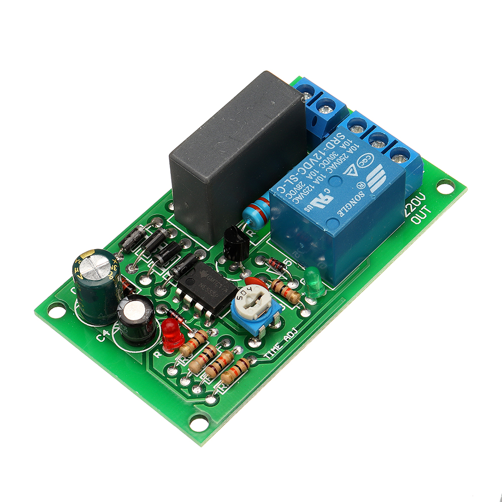 220V 10A 2200W Gecikme Röle Modülü Güç Açma Gecikmesi Bağlantısını ...