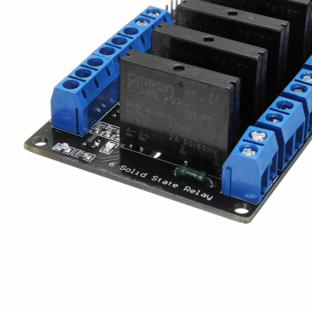 6 Channel DC 24V Relay Module Solid State High and low Level Trigger 240V2A
