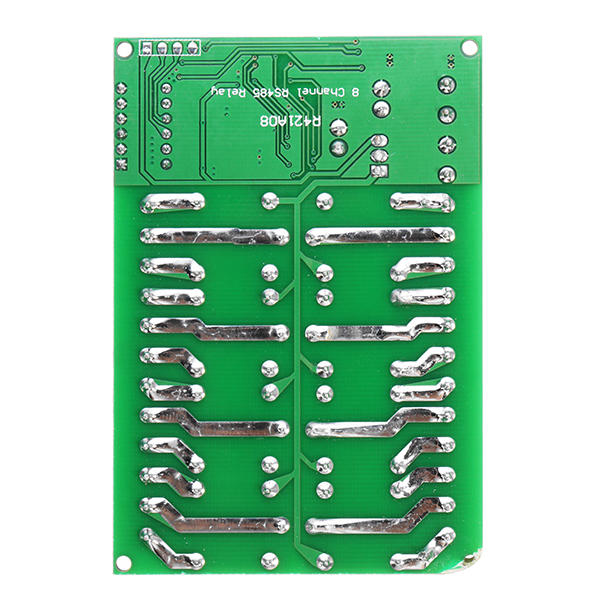 8 Canais DC 12V RS485 Módulo de Relé Modbus RTU 485 Interruptor de ...