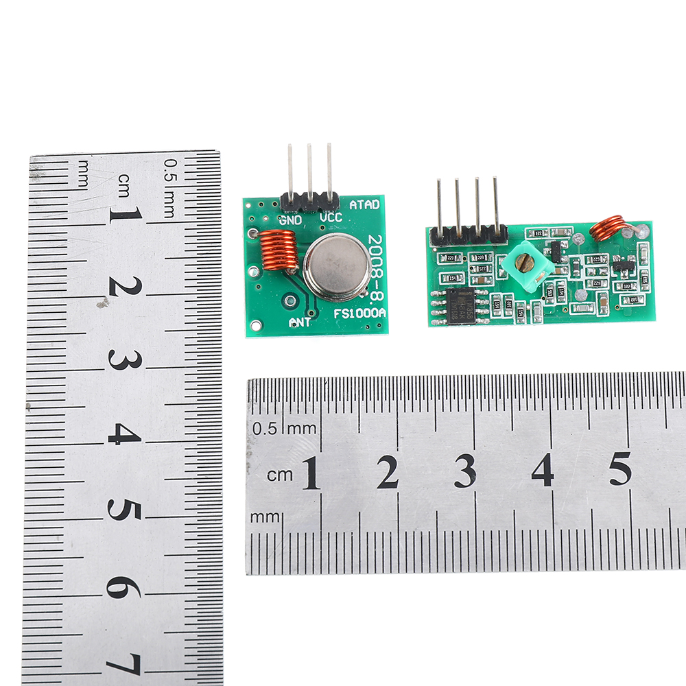 수신기 모듈 키트가있는 100pcs 433Mhz RF 디코더 송신기