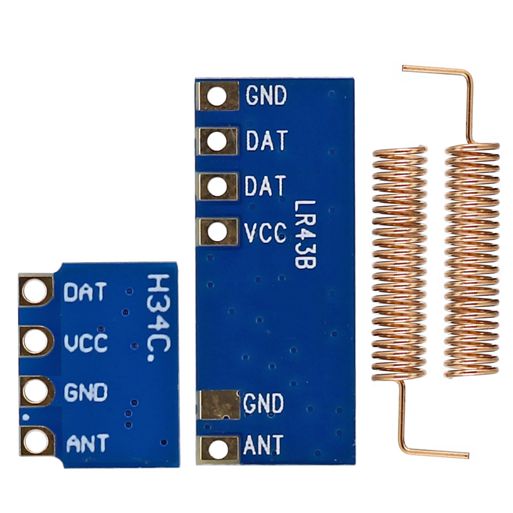 3pcs 433MHz Kit de transceptor inalámbrico Mini módulo receptor de ...