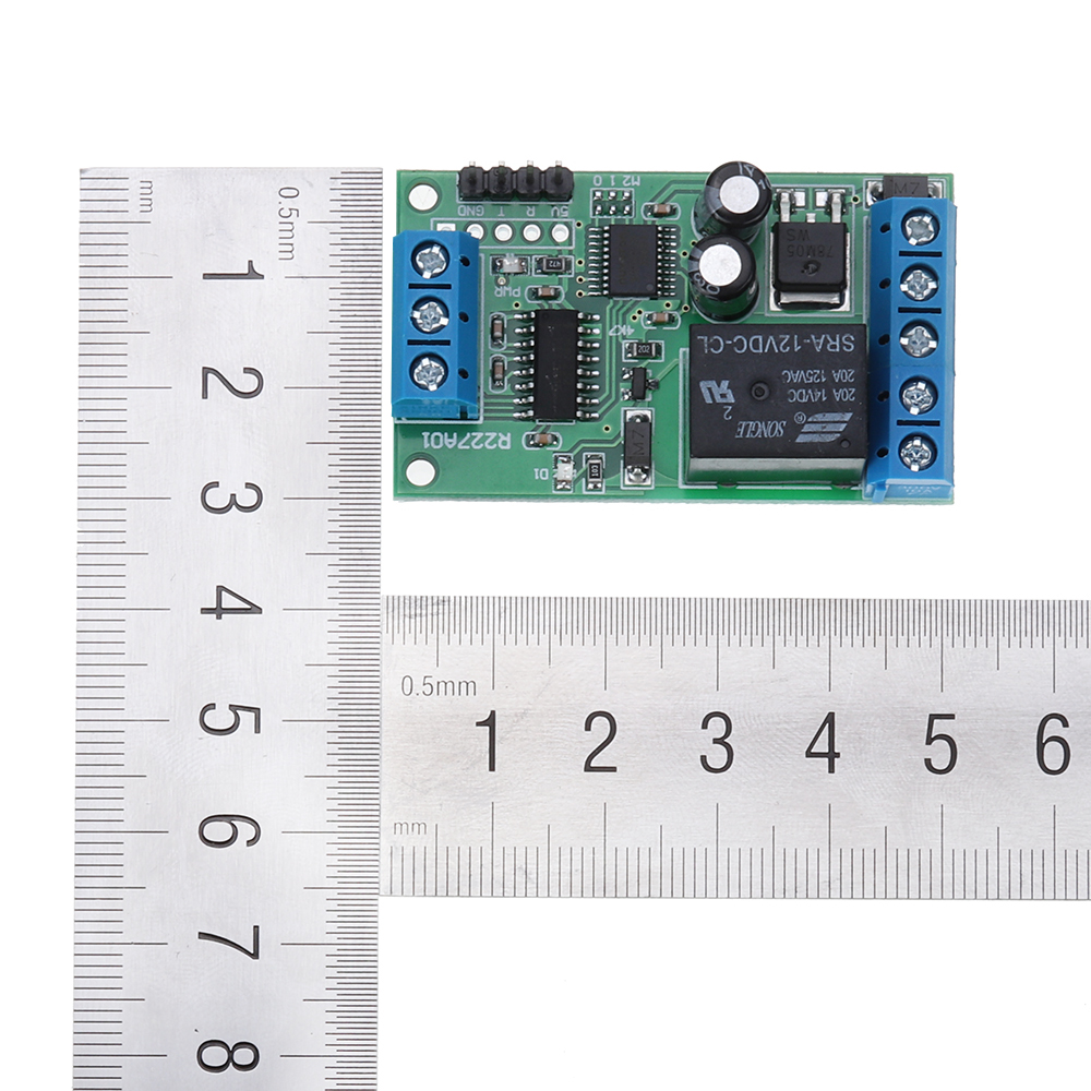 5 uds 2 en 1 12V RS232 TTL232 relé UART Serial interruptor de Control ...