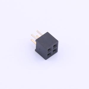 Elecbee female header, 2.0mm pitch, 2x2 pin, vertical connector.