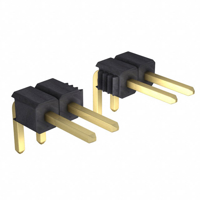 Elecbee pin header, 2.0mm pitch, 1x26pin horizontal insert, square pins.